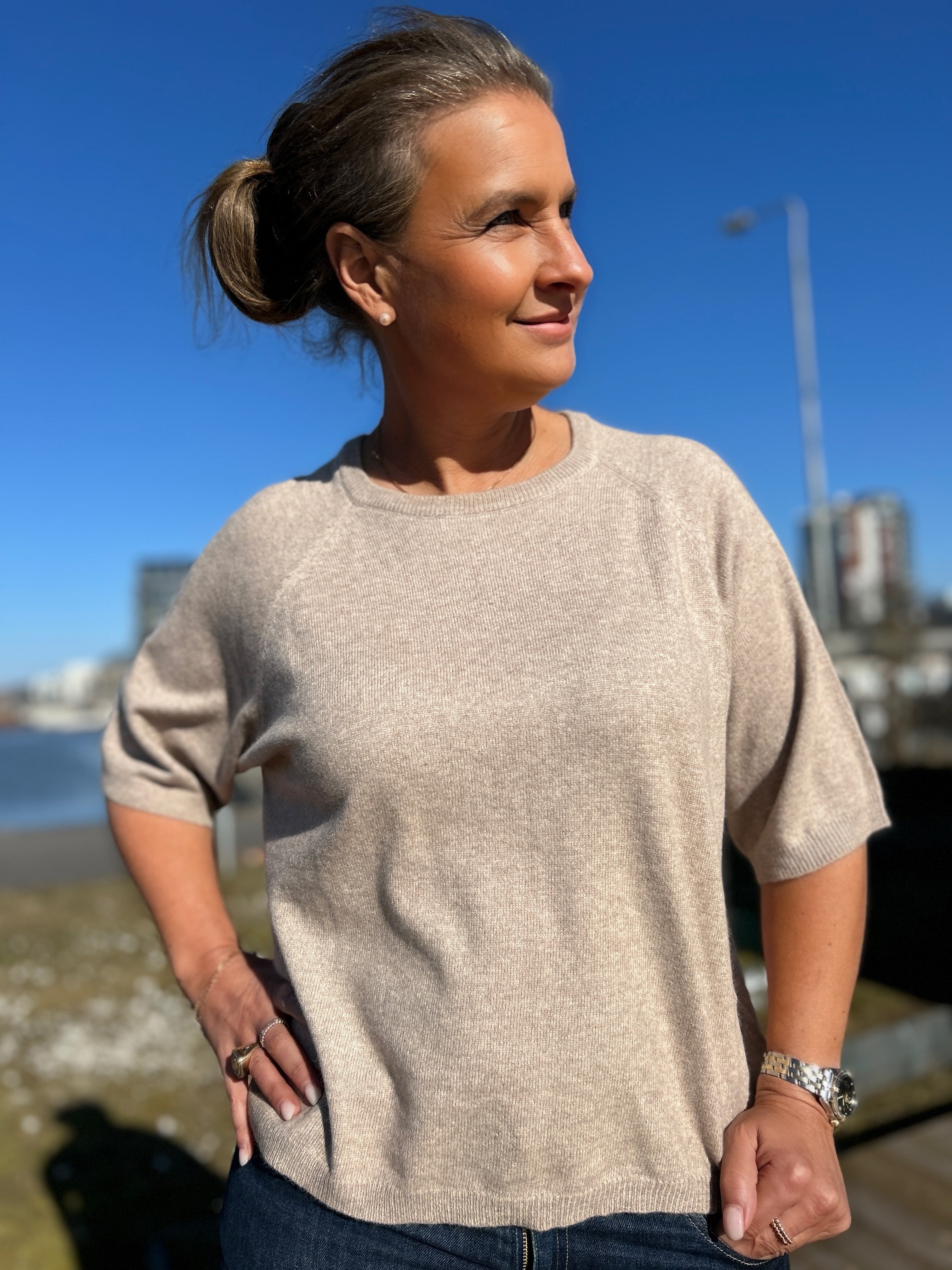 Kashmir T-shirts för dam – Mi&Cashmere