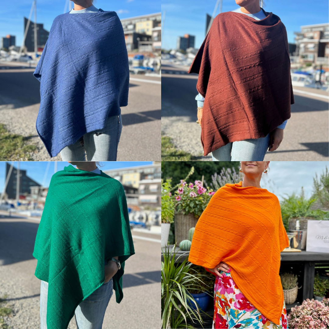 Poncho för Dam | Köp online i 8 unika färger – Mi&Cashmere