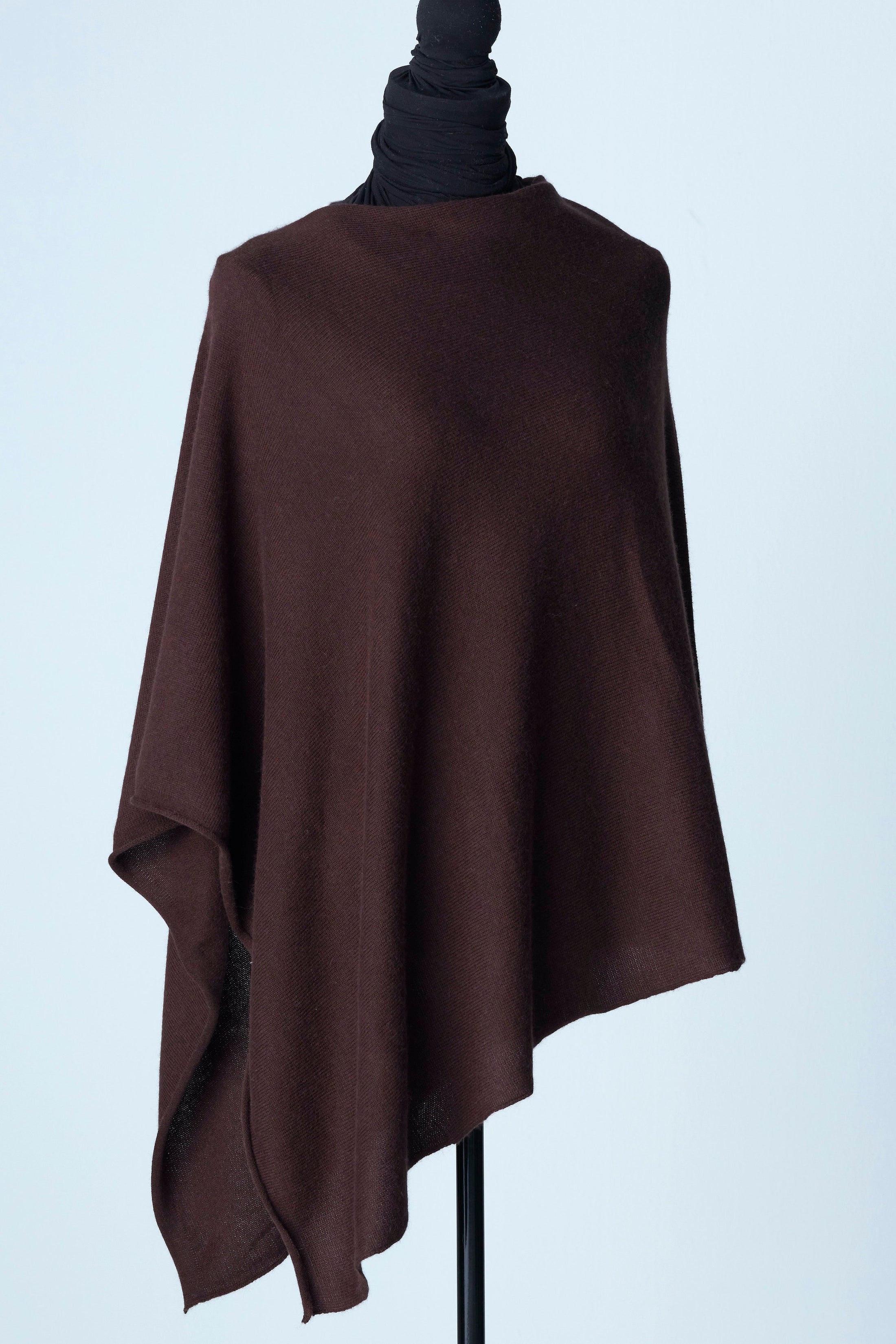 Poncho Cashmere Cacao / Brun – Mi&Cashmere